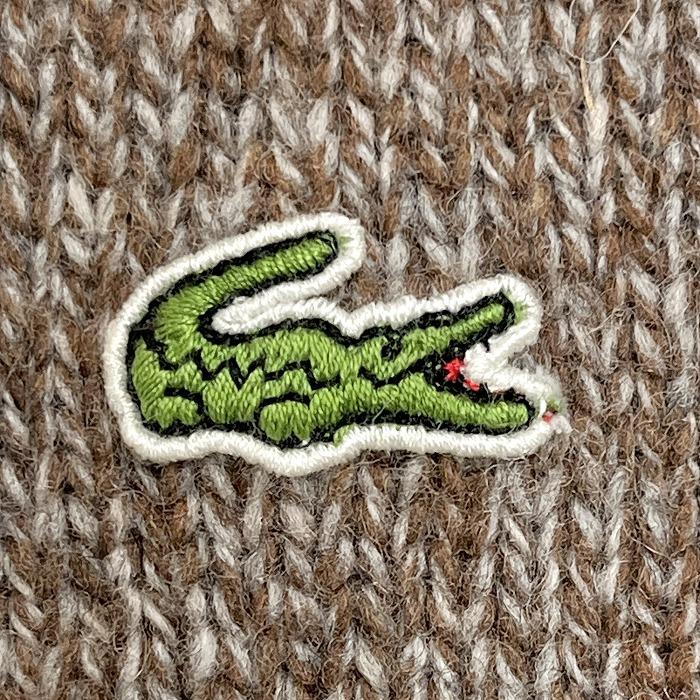 ラコステ LACOSTE ニット カーディガン ジップアップ ハイネック 長袖 ワニの刺繍 セーター ウール×ナイロン 4 杢ブラウン 杢茶 メンズ : wl02980 : Undo Rowa ...