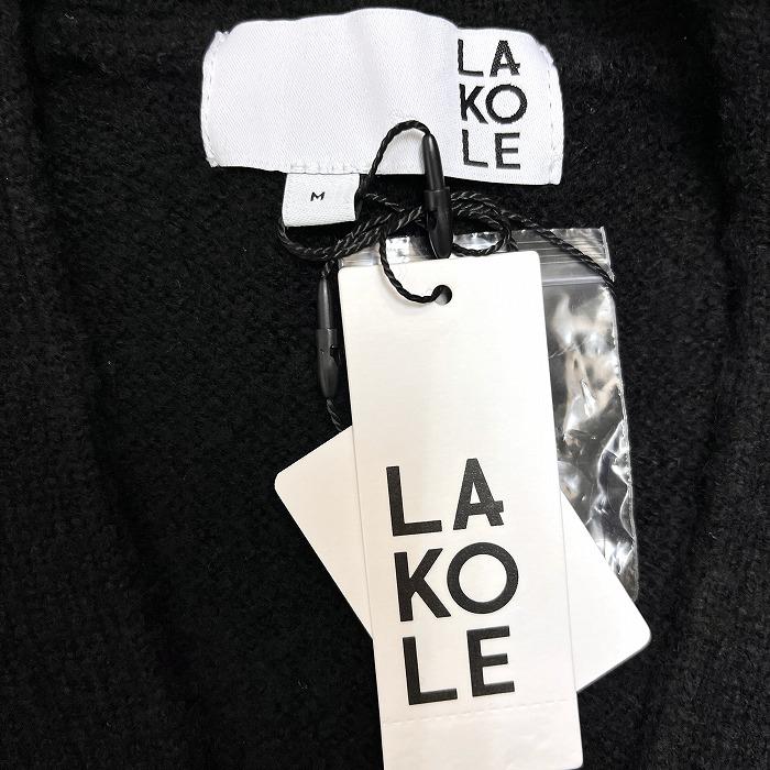 ラコレ 【新品】LAKOLE カーディガン 無地 ボタン留め Vネック 長袖 アクリル×ポリエステル×ナイロンなど M ブラック 黒 レディース : wl03226 : Undo Rowa ...
