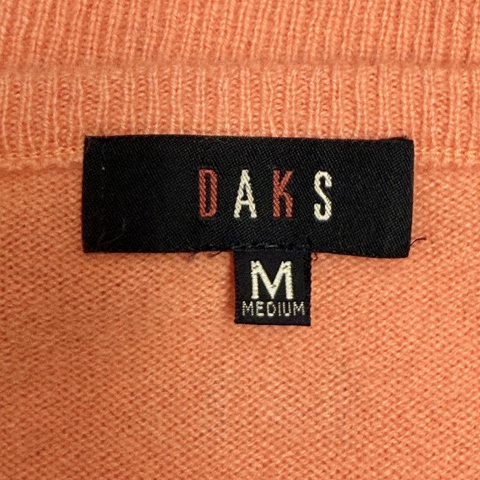 DAKS（ダックス） ニットベスト ノースリーブセーター 丸首 チェックを着た犬 プルオーバー 日本製 カシミヤ100% M オレンジ レディース : Undo Rowa ヤフー店 - 通販 ...