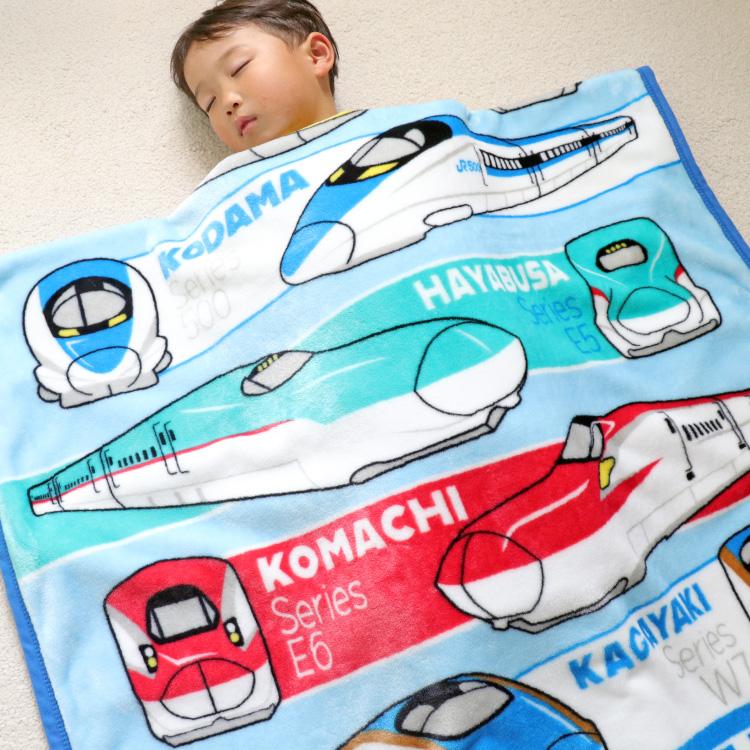 un doudou JR 新幹線 ニューマイヤー毛布 100×140cm 電車 un doudou JR 新幹線 ニューマイヤー毛布 100×140cm 電車