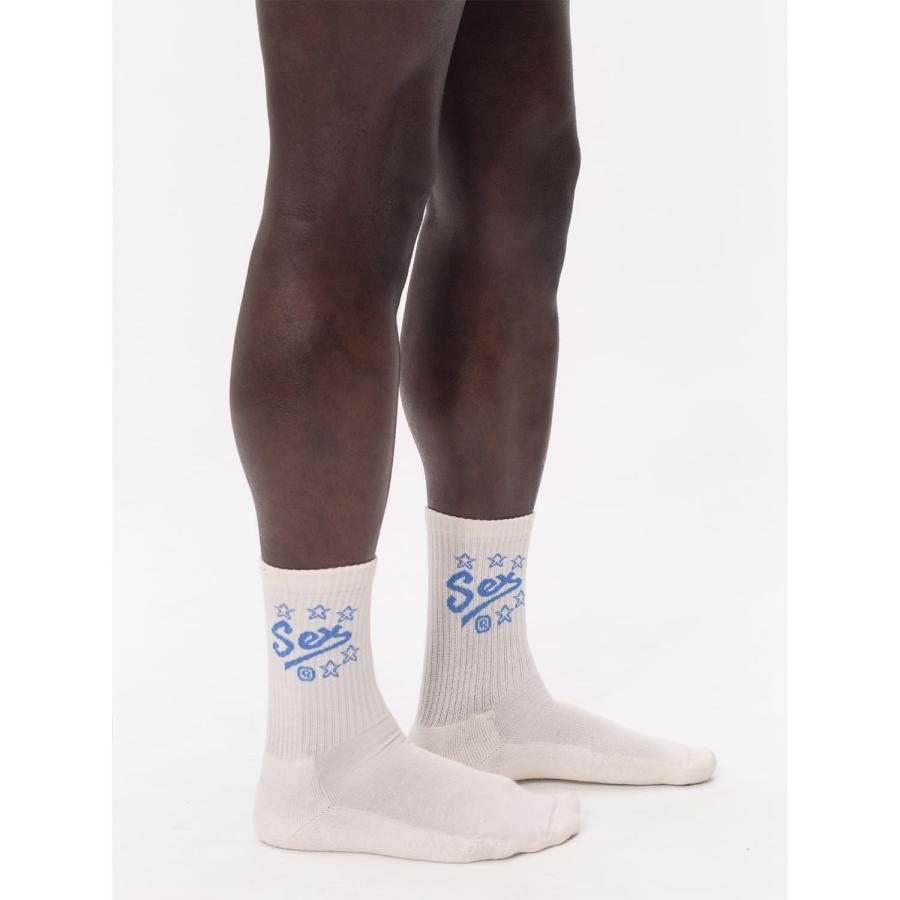 Carne Bollente CARNE BOLLENTE | SOCKS SHOCKS (OFF-WHITE) 靴下 ソックス ロゴ グラフィック オフホワイト カルネボレンテ メンズ ...