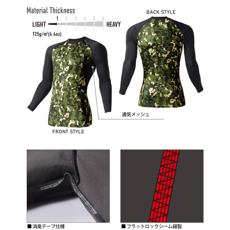 BURTLE \P5倍／【特価・ネコポス送料無料】 バートル 4070 エアーフィット 春夏 ユニセックス 長袖インナー ストレッチ 吸汗速乾 UVカット コンプレッション : 作業服の ...