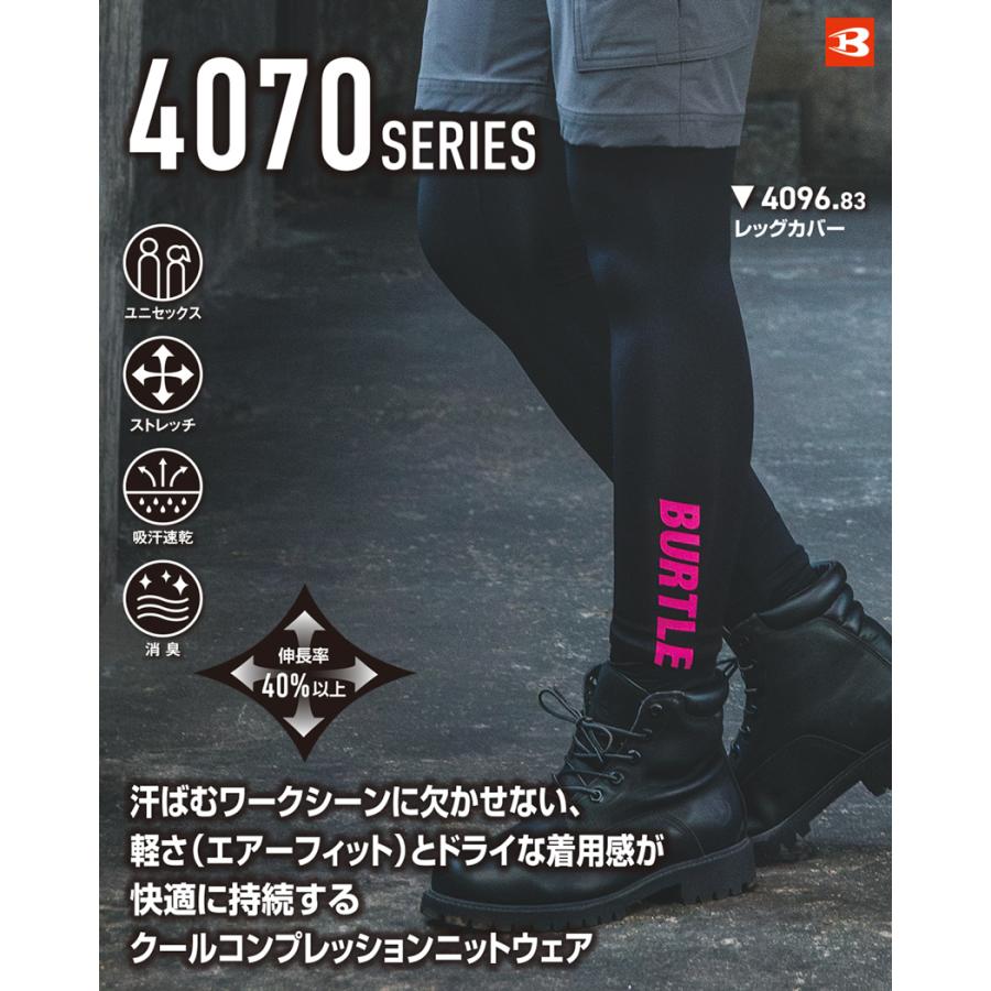 BURTLE \P5倍／【ネコポス送料無料】 バートル 4096 レッグカバー 2025年モデル 脚カバー サポーター 吸汗速乾 UVカット 2枚1組（左右セット） : 作業服のユニバース ...