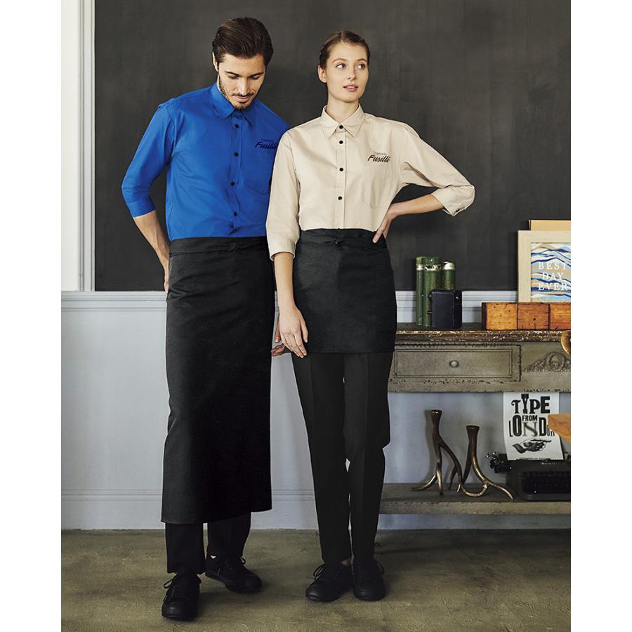 シャツ 七分袖 アルべ EP-7618 男女兼用 メンズ レディース 接客 レストラン カフェ 飲食店 ユニフォーム 料理 キッチン arbe : 白衣・飲食店向けウェアのユニファインド ...