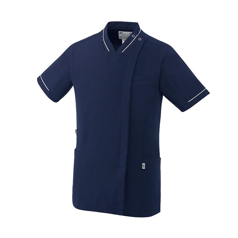 MIZUNO ミズノ ファスナースクラブ 医療用 白衣 看護師 MZ-0500 男女兼用 介護士 病院 クリニック 医者 ナース 整骨院 メンズ レディース ストレッチ 消臭 mizuno ...