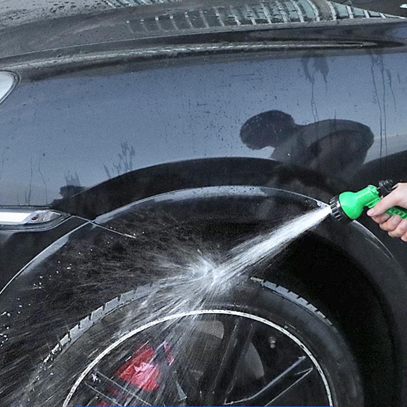 ホース 伸びるホース 5m 15m 3倍 伸縮 伸縮ホース 巻き取り不要 おしゃれ 洗車 おすすめ 7パターン 蛇口プラグ 散水ノズル付き 掃除 庭 : FANヤフーSHOP - 通販 ...