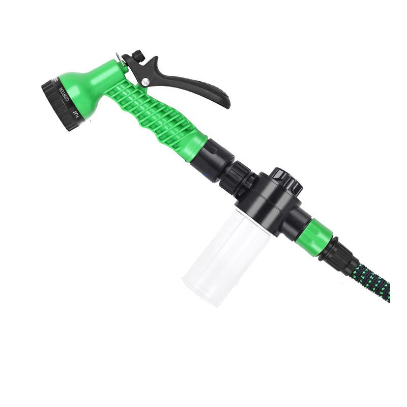 ホース 伸びるホース 5m 15m 3倍 伸縮 伸縮ホース 巻き取り不要 おしゃれ 洗車 おすすめ 7パターン 蛇口プラグ 散水ノズル付き 掃除 庭 : FANヤフーSHOP - 通販 ...