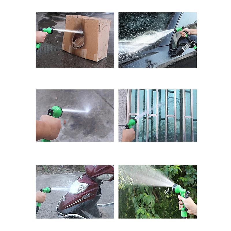 ホース 伸びるホース 5m 15m 3倍 伸縮 伸縮ホース 巻き取り不要 おしゃれ 洗車 おすすめ 7パターン 蛇口プラグ 散水ノズル付き 掃除 庭 : FANヤフーSHOP - 通販 ...