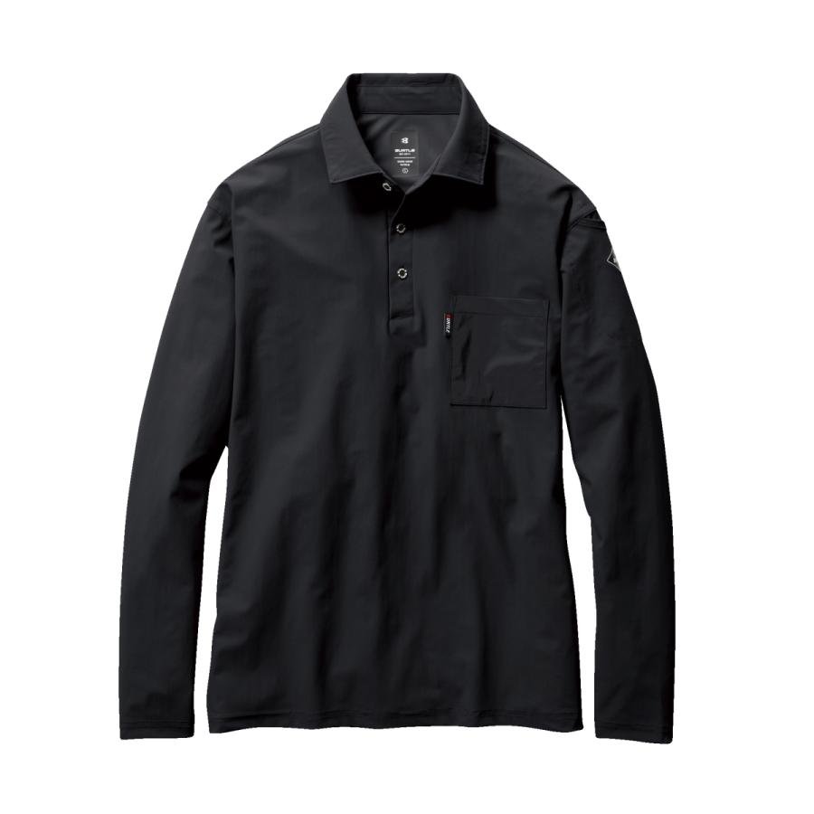 BURTLE（バートル） 235 長袖 クール ストレッチポロシャツ 接触冷感 : ユニフォームアリス Yahoo!店 - 通販 - Yahoo!ショッピング