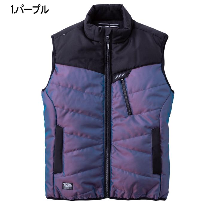 【送料無料】寅壱 2587-602 1.パープル 3L 防寒ベスト : ユニフォームアリス Yahoo!店 - 通販 - Yahoo!ショッピング