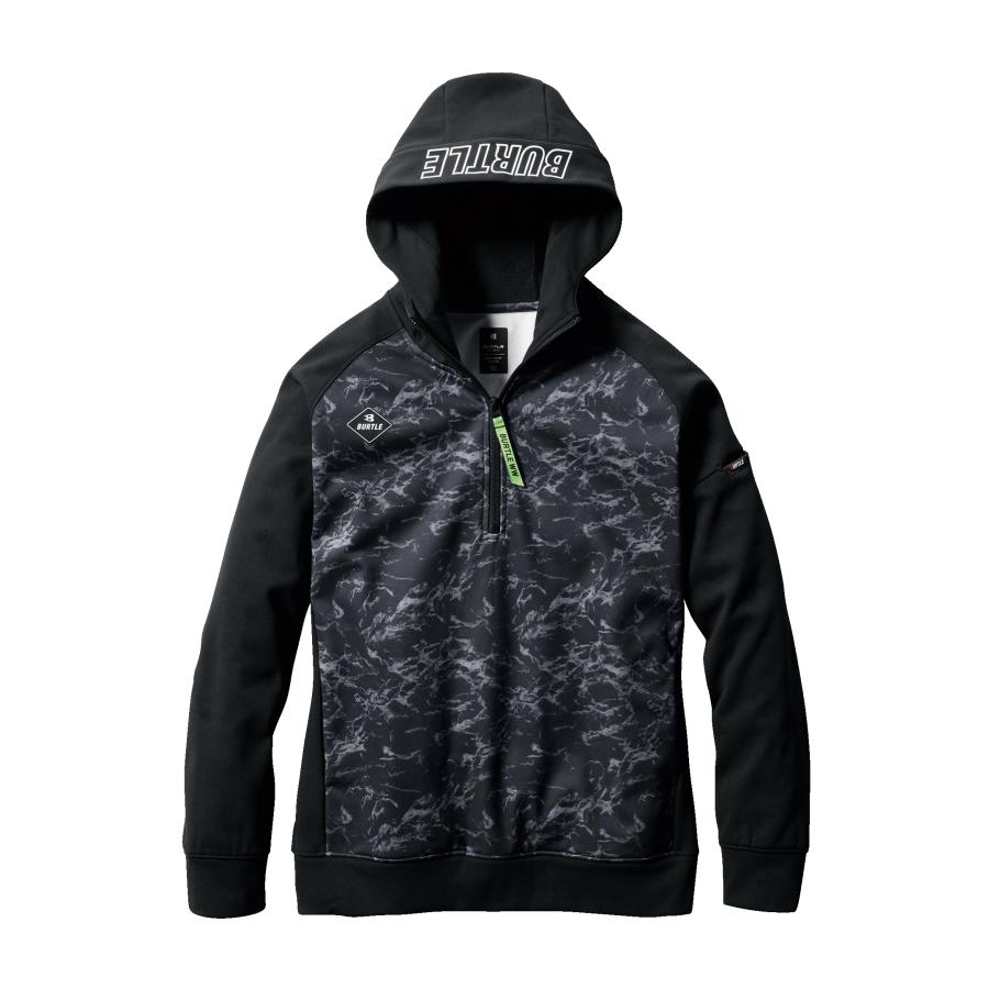 BURTLE バートル BURTLE 4079 ハーフジップフーディー : ユニフォームアリス Yahoo!店 - 通販 - Yahoo!ショッピング