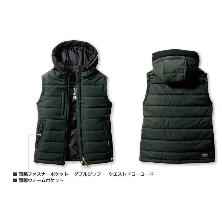 BURTLE 【即納】バートル BURTLE 5034 防寒 フーディーベスト : ユニフォームアリス Yahoo!店 - 通販 - Yahoo!ショッピング