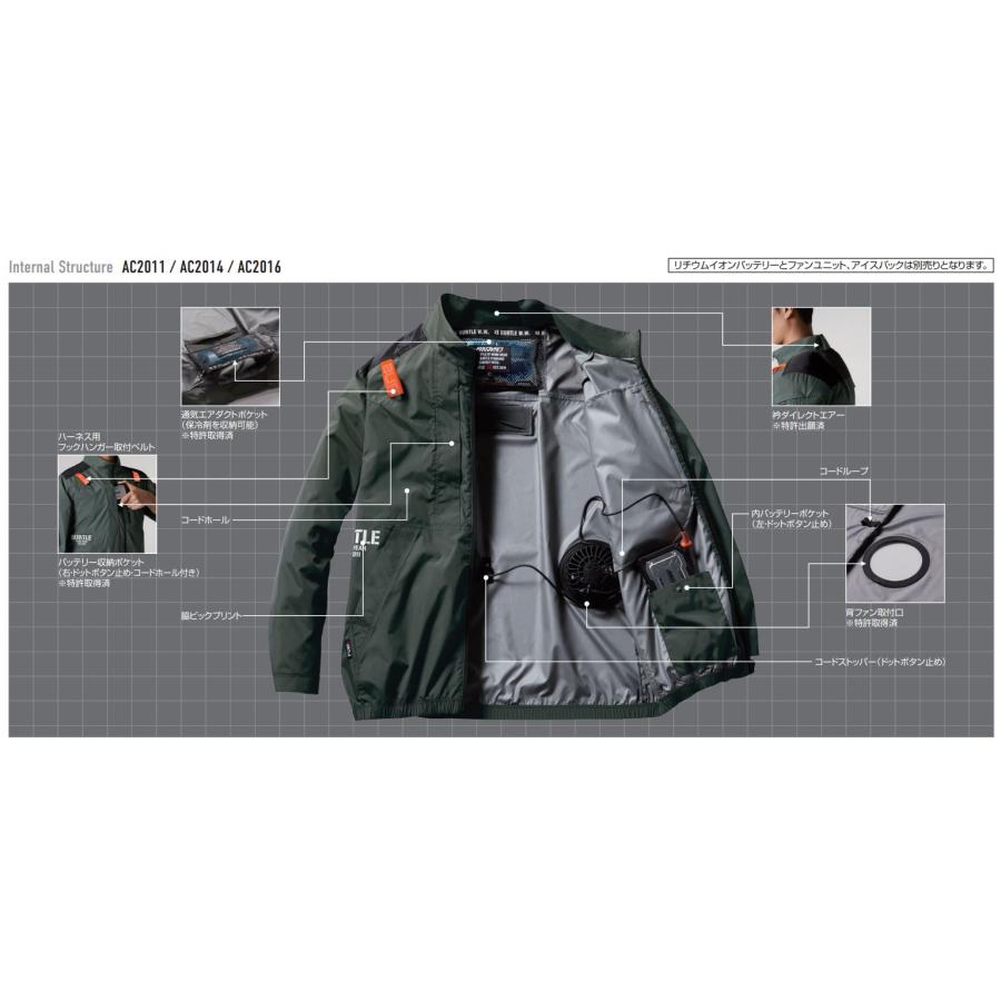 BURTLE バートル AC2011 長袖ブルゾン 単品 : ユニフォームアリス Yahoo!店 - 通販 - Yahoo!ショッピング