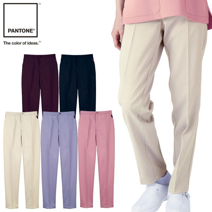 PANTONE スクラブパンツ 白衣 医療 6022SC レディース FOLK パントン クリニック ナース 歯科 ナースパンツ : ビズ ...