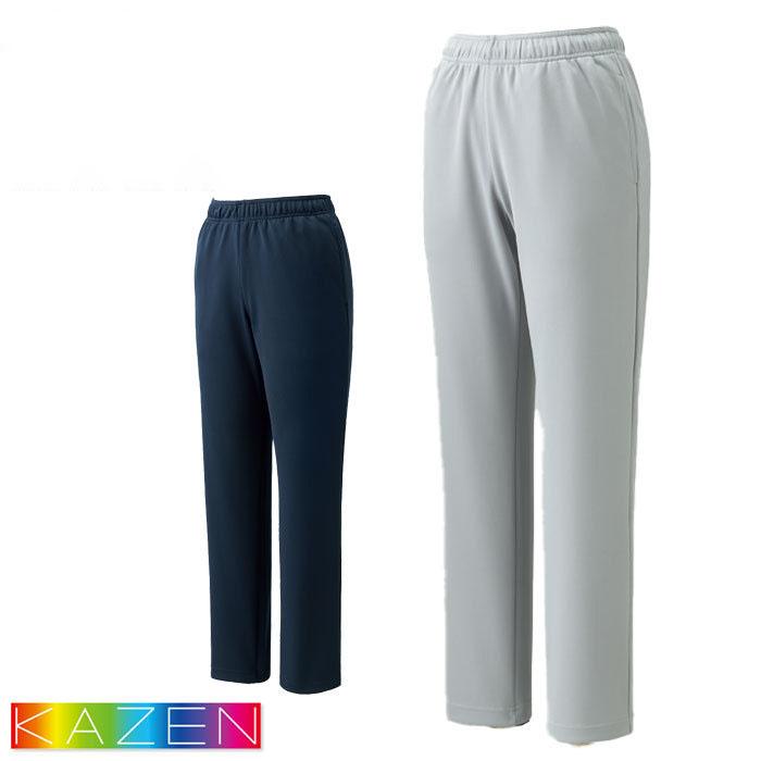 KAZEN カゼン ストレートパンツ 842-11 男女兼用 ストレッチ 制菌 総ゴム 看護師 病院 介護 (旧 AP-RON アプロン) : ビズタイム - 通販 - Yahoo!ショッピング