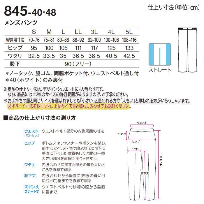 KAZEN カゼン メンズパンツ 医療 白衣 845-40〜48 ホワイト ネイビー メンズ 男性 制菌 ストレッチ (旧 AP-RON アプロン) : ビズタイム - 通販 - Yahoo ...
