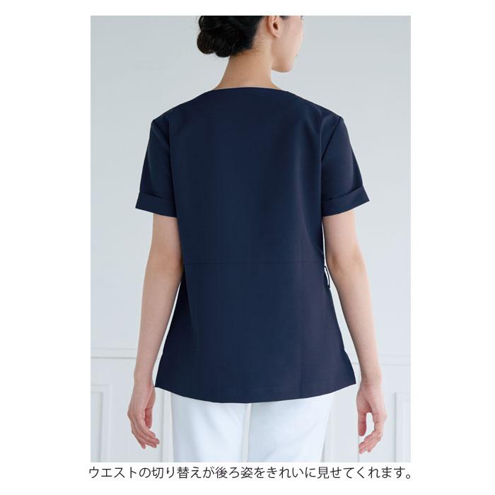 KAZEN カゼン プルオーバー レディース 医療 白衣 KZN312 ストレッチ ナース クリニック ユニフォーム : ビズタイム - 通販 - Yahoo!ショッピング