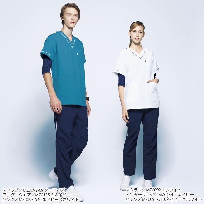 ミズノ MIZUNO スクラブ 医療 白衣 MZ-0092 兼用 SS〜5L メンズ レディス ストレッチ :m-unit-mz0092:ビズタイム - 通販 - Yahoo!ショッピング