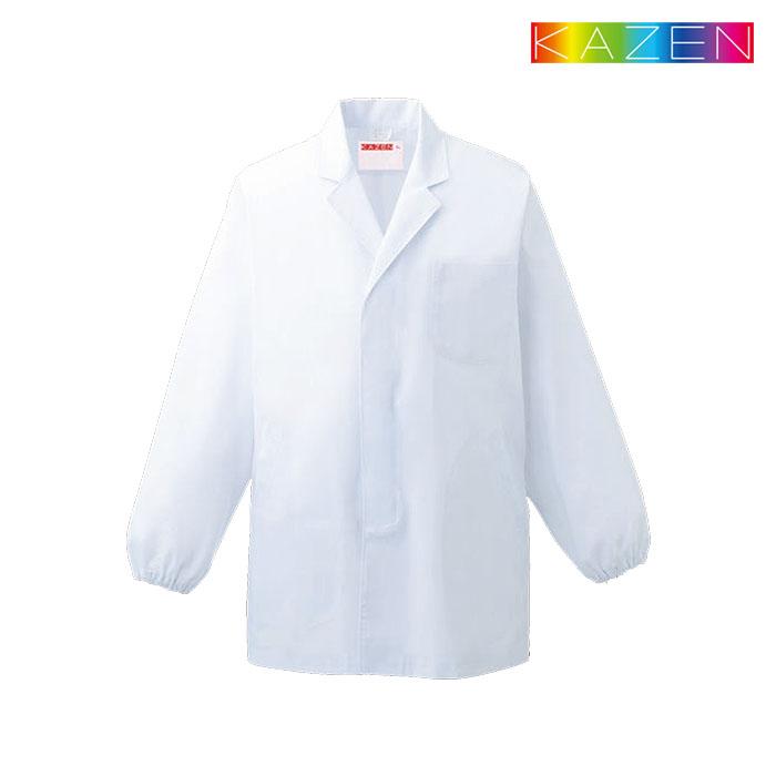 KAZEN 衿付調理衣 メンズ 310-60 男性用 長袖 ホワイト 白 和食 制服 キッチン 厨房 調理 大きいサイズ カゼン アプロン 爆買 : ビズタイム - 通販 - Yahoo!ショッピング