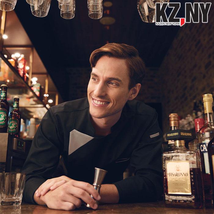 KAZEN カゼン コックコート おしゃれ 617-40 617-45 男女兼用 メンズ レディース ストレッチ 制服 飲食店 ユニフォーム : ビズタイム - 通販 - Yahoo!ショッピング