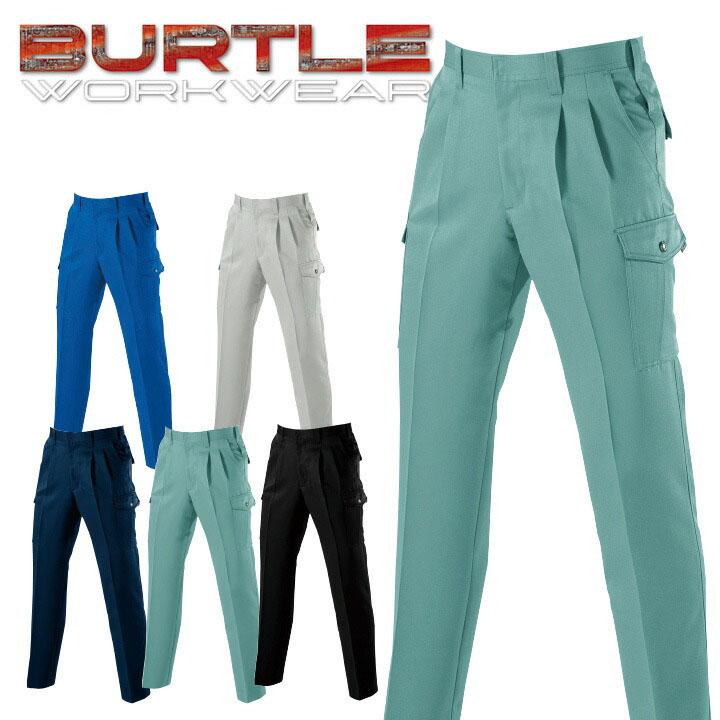 BURTLE（バートル） ツータックカーゴパンツ 7066 男性用 メンズ 春夏 吸汗速乾 撥水 制電 ズボン 作業服 作業着 ユニフォーム BURTLE 7061シリーズ 70〜100cm ...