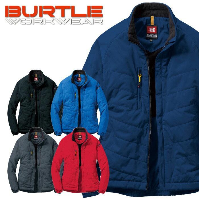 BURTLE バートル 防風ストレッチ軽防寒ブルゾン 7410 男女兼用 ジャンパー ジャケット 撥水 軽量 保温 防風 アウトドア 秋冬 防寒着 作業着 7410シリーズ SS-3L ...