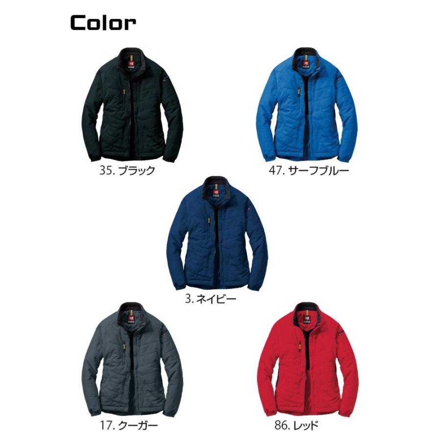 BURTLE 4L-5L バートル 防風ストレッチ軽防寒ブルゾン 7410 男女兼用 ジャンパー ジャケット 撥水 軽量 保温 防風 アウトドア 秋冬 防寒着 作業着 7410シリーズ ...