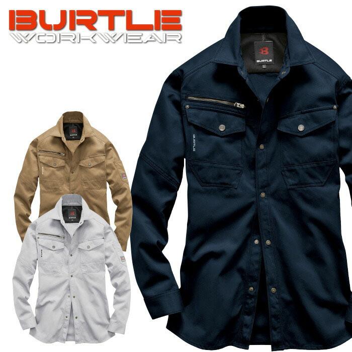 BURTLE 4L-5L バートル 長袖シャツ ユニセックス 8105 男女兼用 メンズ レディース 秋冬 作業服 作業着 ユニフォーム 8101シリーズ : ビズタイム - 通販 ...
