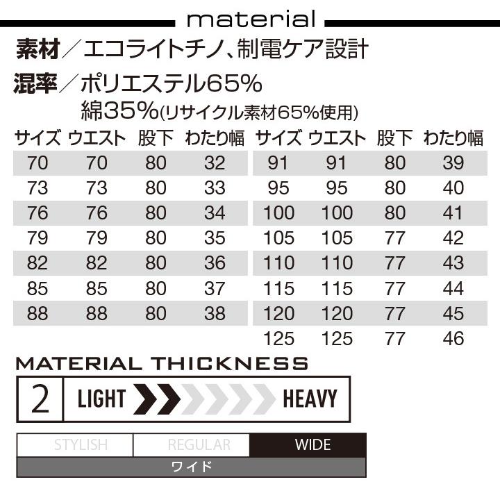 BURTLE バートル ツータックパンツ 9027 男性用 メンズ 吸汗速乾 ストレッチ 春夏 ズボン 作業服 作業着 ユニフォーム 9021シリーズ 70〜100cm : ビズタイム ...