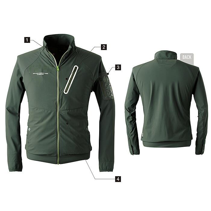 I'Z FRONTIER アイズフロンティア ストレッチ ワークジャケット 3420 春夏 長袖 メンズ ブルゾン ジャンパー 作業着 作業服 : ビズタイム - 通販 - Yahoo!ショッピング