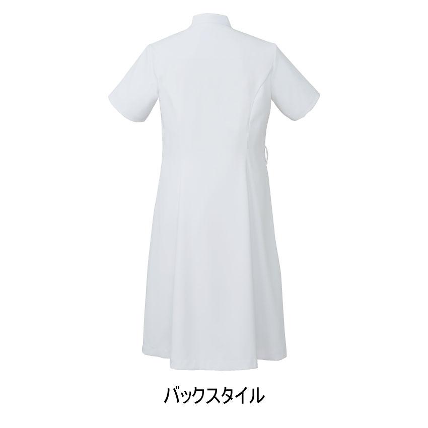 uka ウカ ワンピース 半袖 UM401 レディス S-3L 全5色 医療 メディカル ナース 白衣 クリニック 受付 制菌加工 吸汗 制電 防汚 おしゃれ 上質感 住商モンブラン ...
