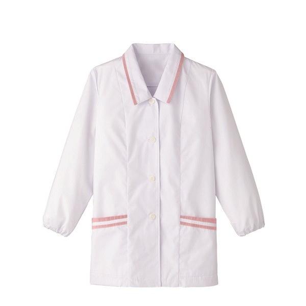 女性用衿付キデザイン白衣 長袖 FA-668 サーヴォ : Uniform Japan - 通販 - Yahoo!ショッピング