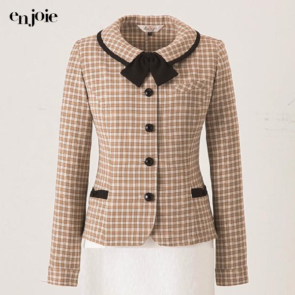 アンジョア オーバーブラウス 長袖 リボン付き レディース 21010 事務服 制服 オフィス en joie オフィスフル :f000406:Uniform Japan - 通販 ...