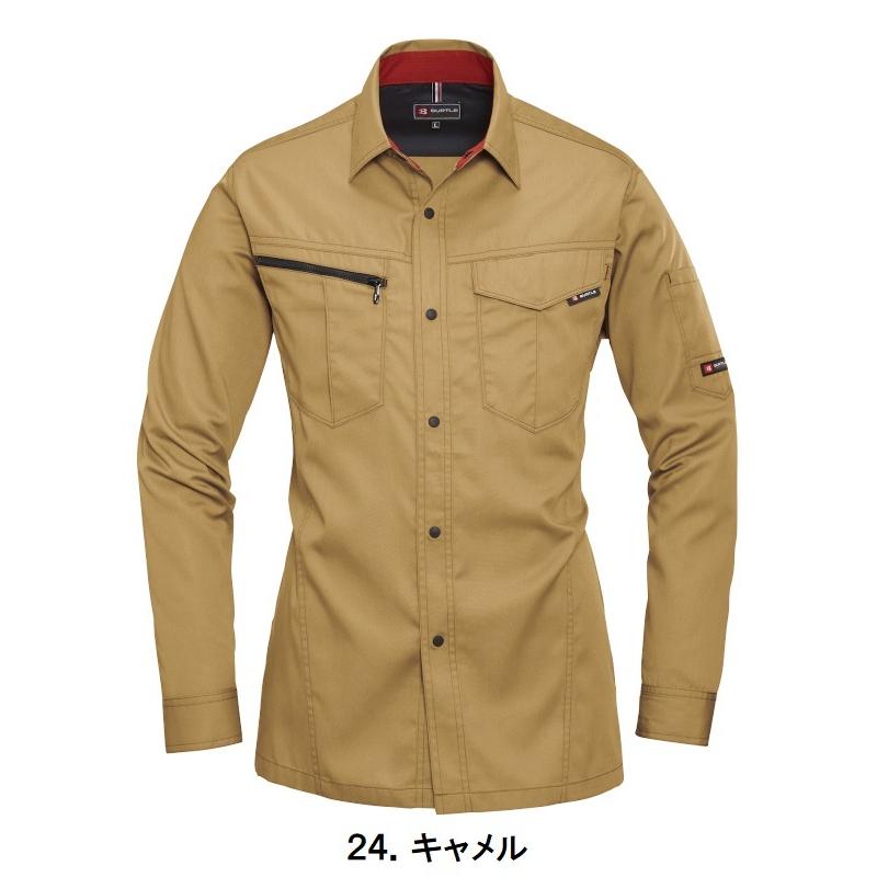 BURTLE バートル オールシーズン 6083 長袖シャツ 男女兼用 S-LL 全4色 : Uniform Japan - 通販 - Yahoo!ショッピング