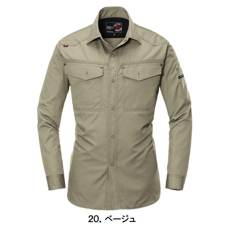 BURTLE バートル 春夏 1103 長袖シャツ 男女兼用 S-LL 全4色 : Uniform Japan - 通販 - Yahoo!ショッピング