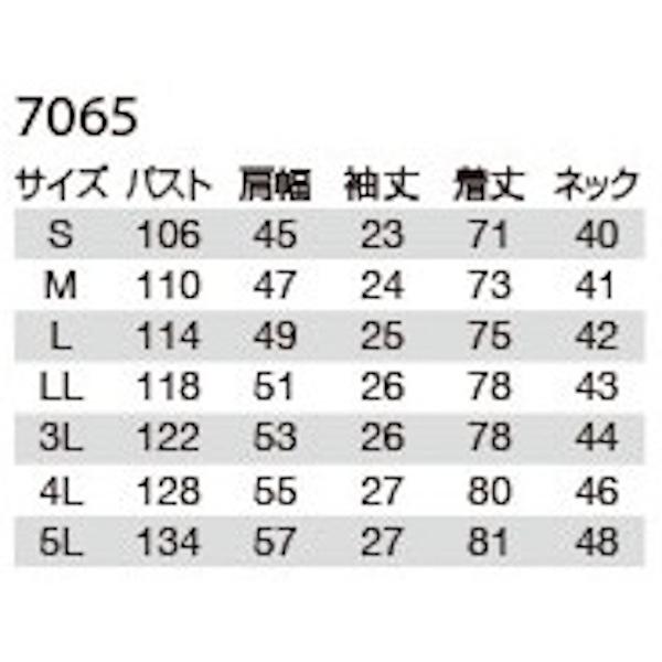 BURTLE バートル 春夏 7065 半袖シャツ 男女兼用 5L 全5色 : Uniform Japan - 通販 - Yahoo!ショッピング