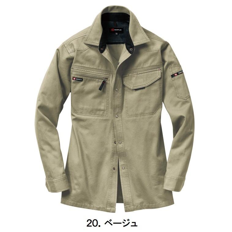 BURTLE バートル 春夏 1303 長袖シャツ 男女兼用 4L 全4色 : Uniform Japan - 通販 - Yahoo!ショッピング
