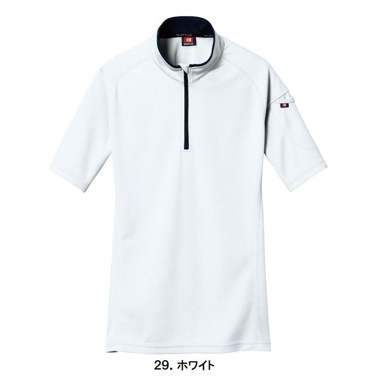 BURTLE バートル オールシーズン 415 半袖ジップシャツ 男女兼用 5L 全5色 : Uniform Japan - 通販 - Yahoo!ショッピング