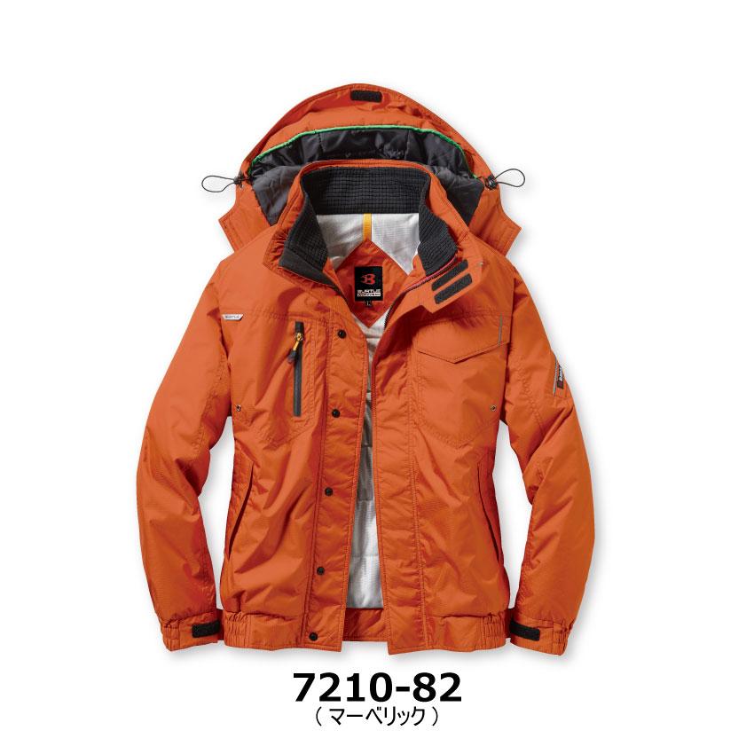 BURTLE（バートル） 防寒ブルゾン 7210 5L 防寒着 大型フード付き ユニセックス 男女兼用 秋冬 軽い 暖かい : Uniform Japan - 通販 - Yahoo!ショッピング