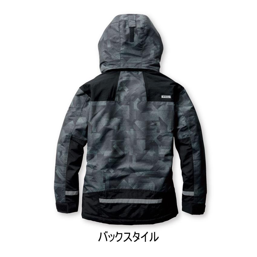 BURTLE バートル 防水防寒ジャケット 7610 5L 防寒着 大型フード付き メンズ レディース 男女兼用 秋冬 反射材付き 暖かい かっこいい 耐水圧10000mm : Uniform ...