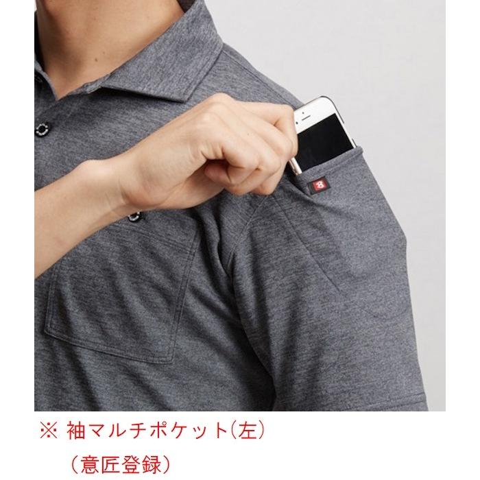 BURTLE（バートル） ポロシャツ 665 長袖 6L 高通気 吸汗速乾 消臭テープ付き ストレッチ 伸長率40% : Uniform Japan - 通販 - Yahoo!ショッピング