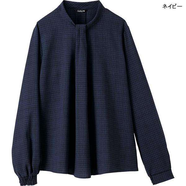 セロリー 事務服 プルオーバー S-37221 37224 エクレールチェック : ワーキングユニフォームストア - 通販 - Yahoo!ショッピング