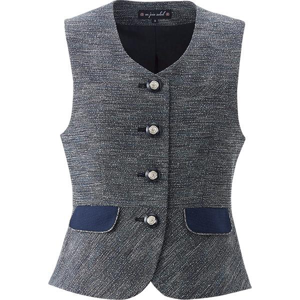 ジョア 【オールシーズン】事務服 受付 ベスト 11950 ココツイード