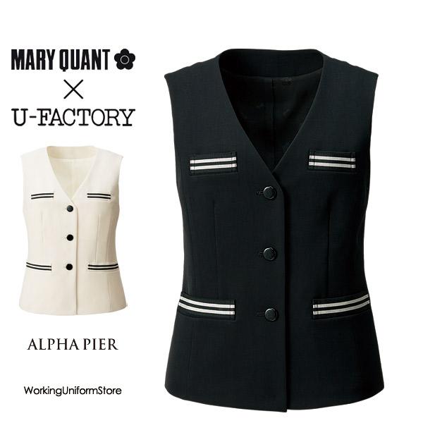 受付事務服 マリークヮント ベスト M23151 M23152 トリクシオンRダブルベネシャン : ワーキングユニフォームストア - 通販 ...