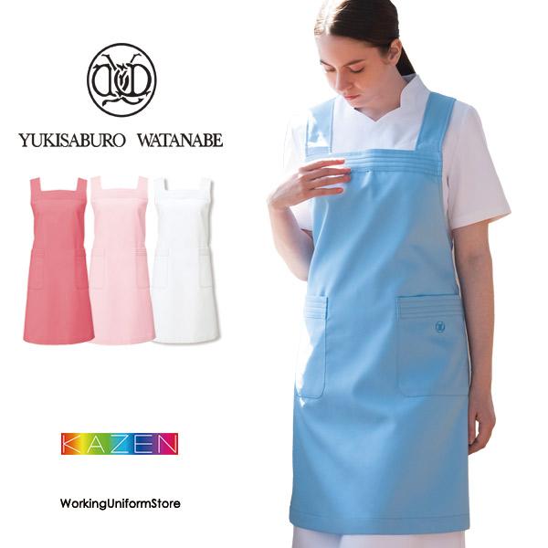 KAZEN 渡辺雪三郎 ナースエプロン YW41 ベルコット カゼン医療白衣 : ワーキングユニフォームストア - 通販 - Yahoo!ショッピング