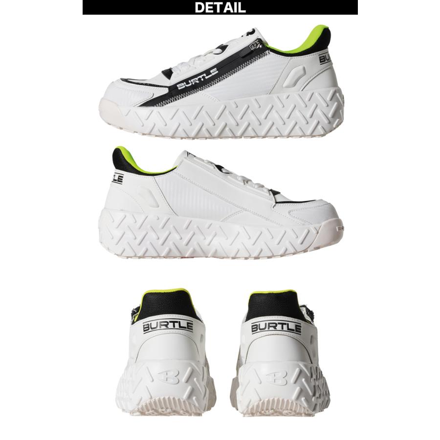 2024年秋冬新作 バートル BURTLE 3301 セーフティスニーカー 安全靴 耐滑耐油 ハイカット 鉄製先芯 サイドファスナー XS~XL メンズ ユニセックス 男女兼用 : 005 ...