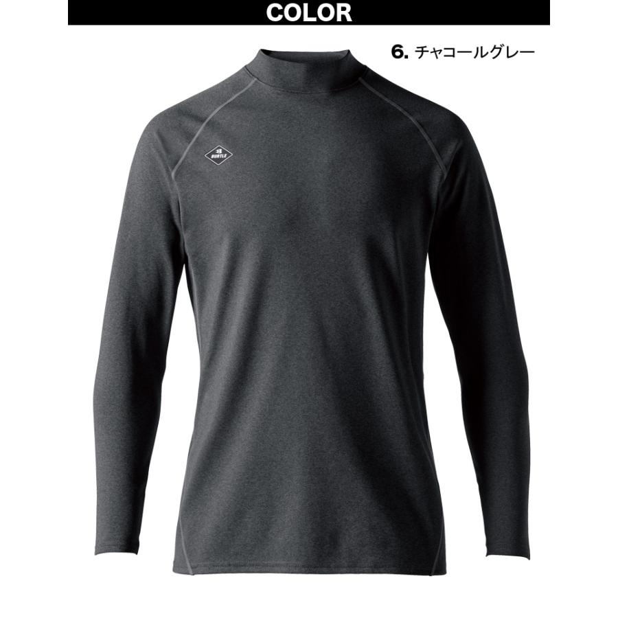 BURTLE 2024年秋冬新作 バートル 4103 秋冬用 ホットフィットTシャツ インナー 裏面起毛 モックネック 吸汗速乾 消臭 ストレッチ S~XXL メンズ 作業服 作業着 : 空調 ...