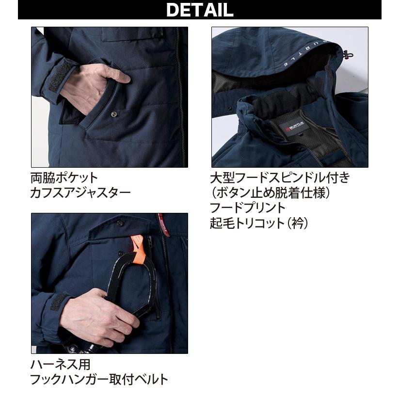 BURTLE 2024年秋冬 バートル 5054 秋冬用 防寒ベスト (大型フード付き) サーモクラフト/フルハーネス対応 防寒着 防風 撥水 S~XL ユニセックス 作業服 作業着 : 空調 ...