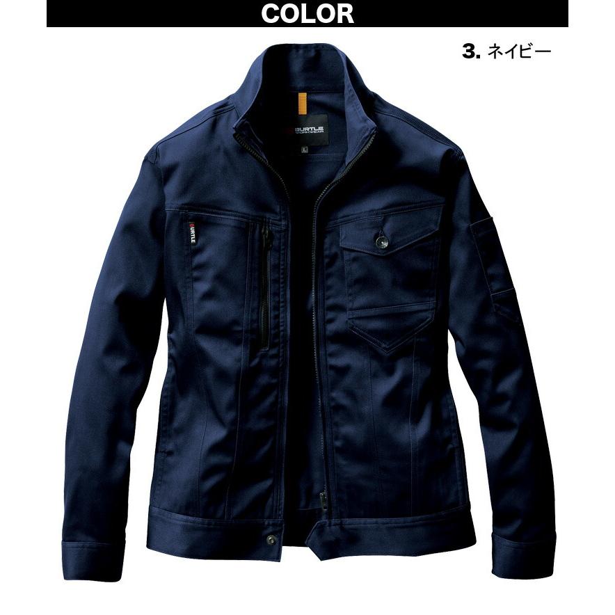 BURTLE バートル ジャケット（ユニセックス） 5L 671 長袖 大きいサイズ スリム ストレッチ 伸長率20% メンズ レディース オールシーズン 作業服 作業着 : 空調服・ファン ...
