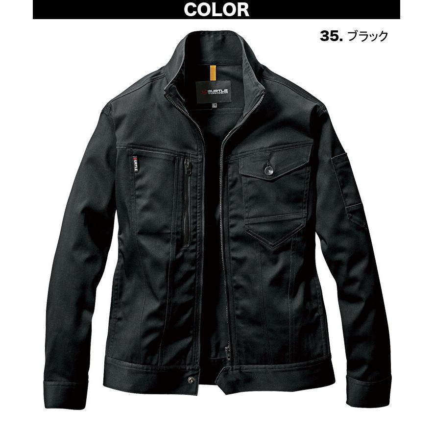 BURTLE バートル ジャケット（ユニセックス） S-4L 671 長袖 スリム ストレッチ 伸長率20% メンズ レディース オールシーズン 作業服 作業着 : 空調服・ファン付き作業着 ...
